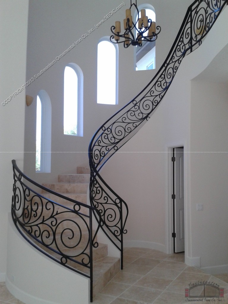 STAIR RAILING – Southeastern Ornamental Iron Works