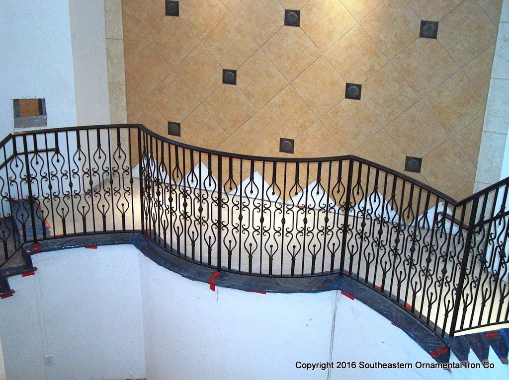 STAIR RAILING – Southeastern Ornamental Iron Works